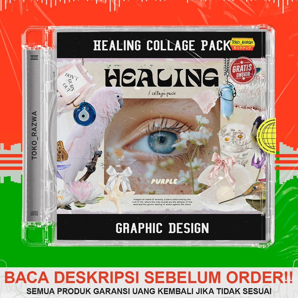 Jual Graphic Design - Healing Collage Pack - 061224 | Shopee Indonesia