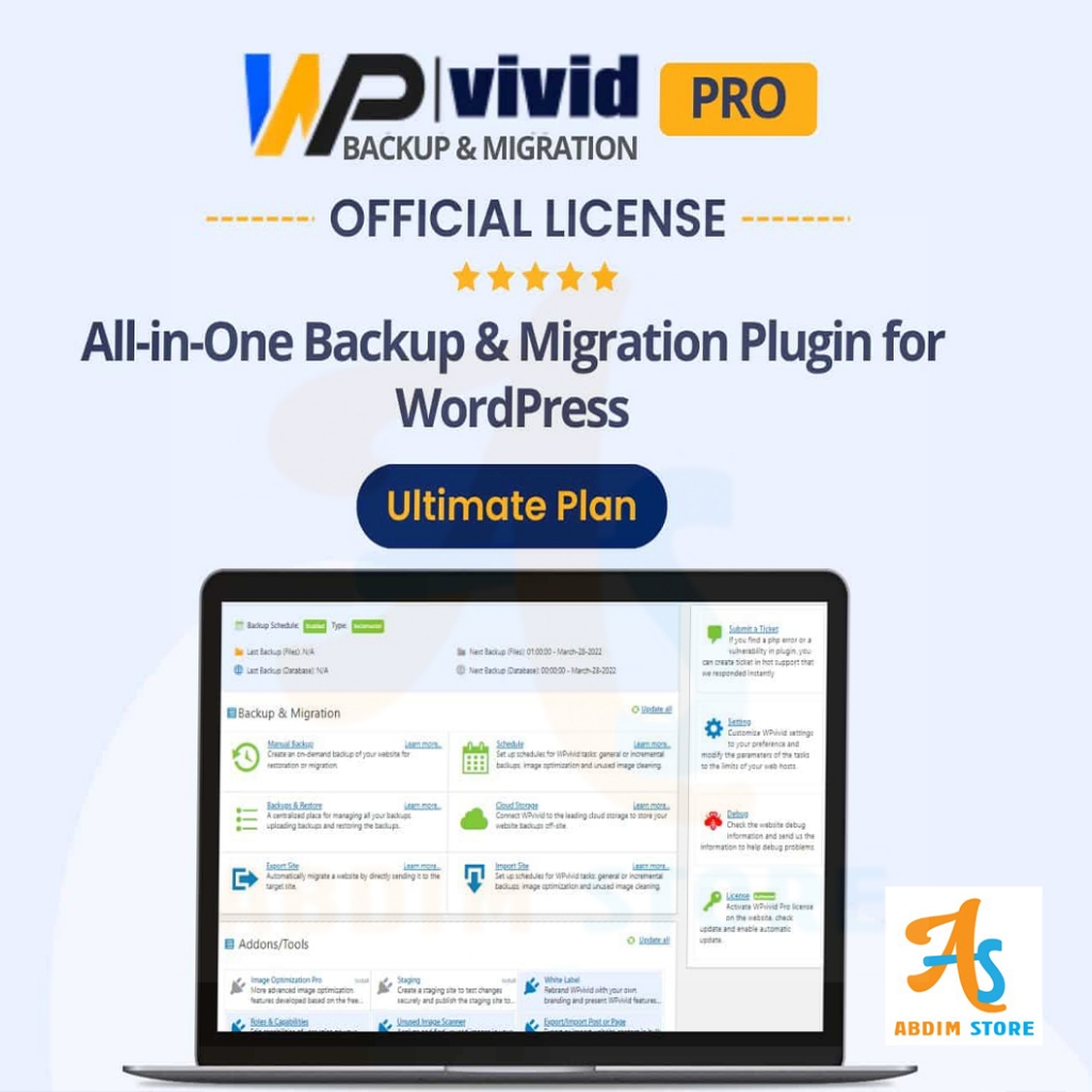 Jual WPvivid Lisensi Original Lifetime - Backup & Migration Pro, Image Optimization Pro, Staging ...