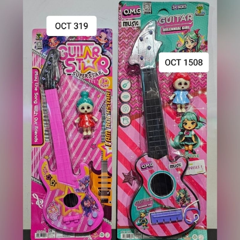 Jual Guitar OCT 319 / 1508 Mainan Anak Alat Musik Gitar Cewek Petik Ada ...