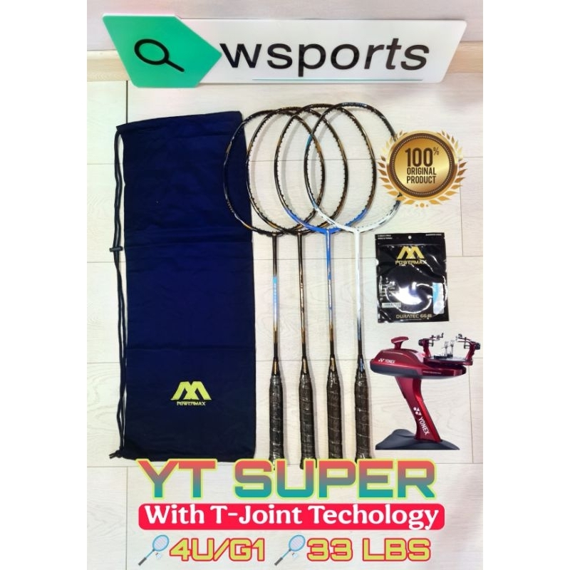Jual Raket Badminton Powermax Power Max YT SUPER Power Control Rally ...