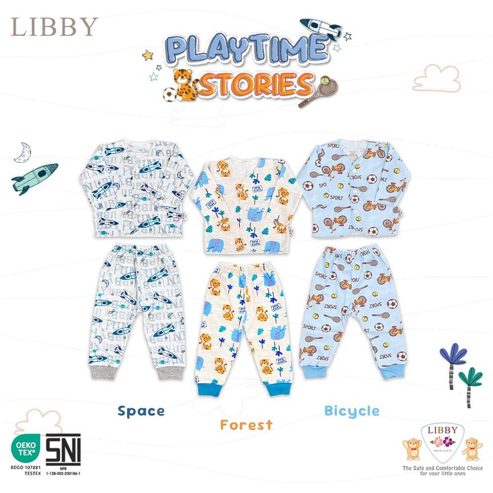 Jual Libby Sanrio Setelan Baju Panjang Kancing Celana Panjang | Baju ...