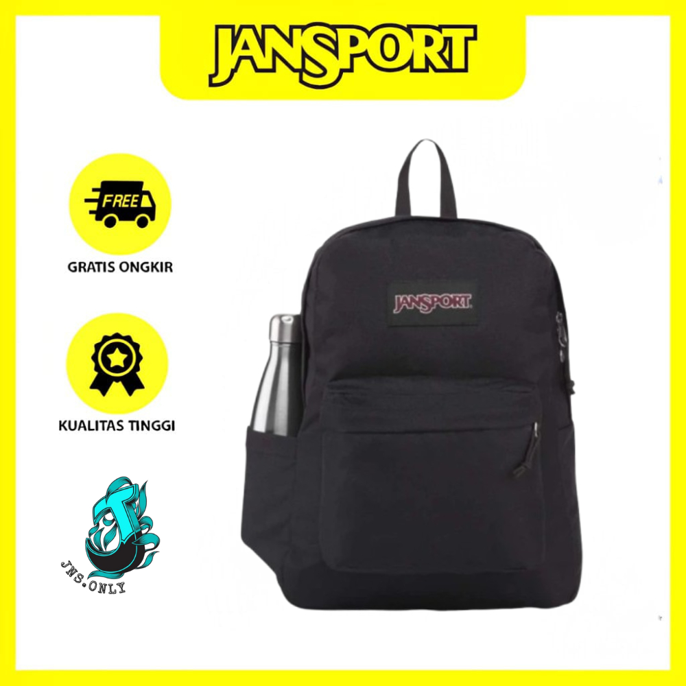 Jual PROMO!! Tas JanSport Superbreak | Tas Ransel - Black | Shopee ...