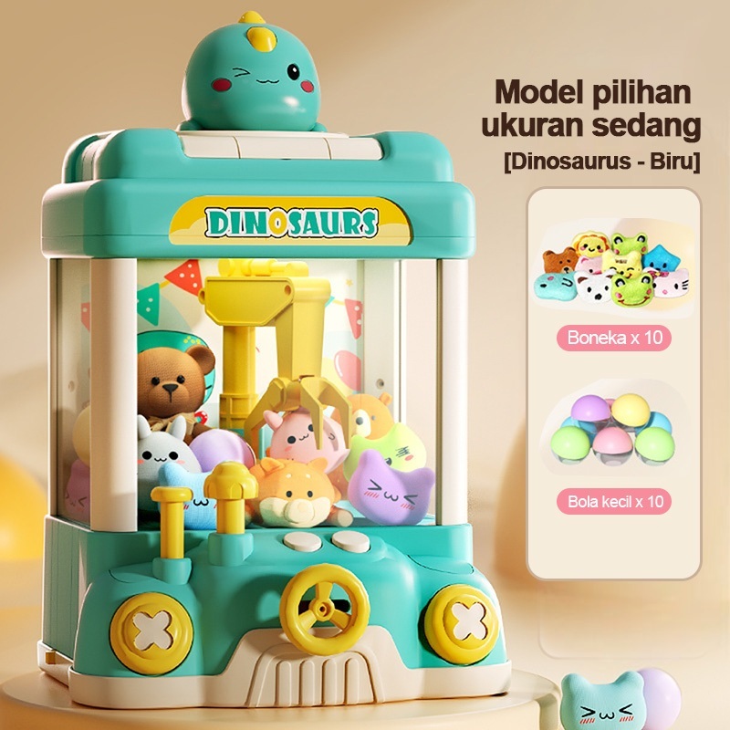 Jual Mesin capit anak / Capit boneka mini rumah / Mesin capit mainan gacha operasi koin / Mainan ...