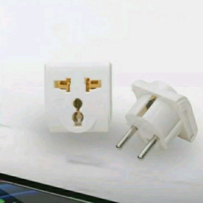 Jual Adapter Steker Colokan Universal Kaki 3 Gepeng untuk di Indonesia | Shopee Indonesia