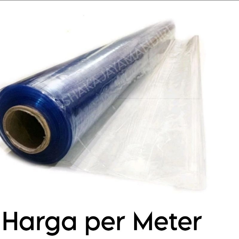 Jual Plastik Bening Meteran | Plastik Mika Bening Taplak meja HARGA PER METER | Shopee Indonesia
