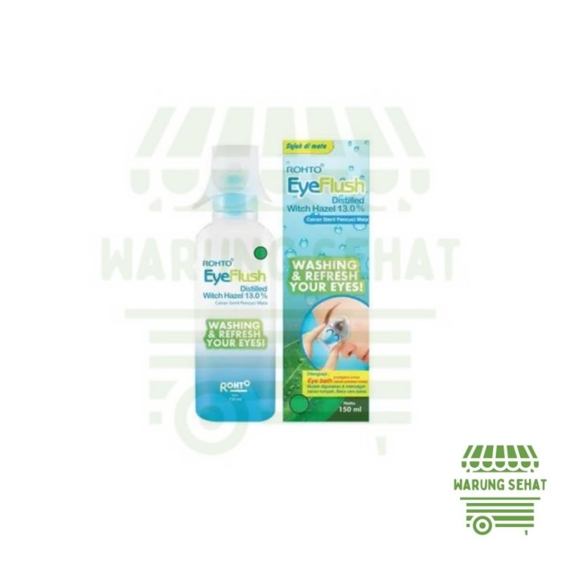 Jual ROHTO EyeFlush - Cairan Steril Pencuci Mata @150ml | Shopee Indonesia