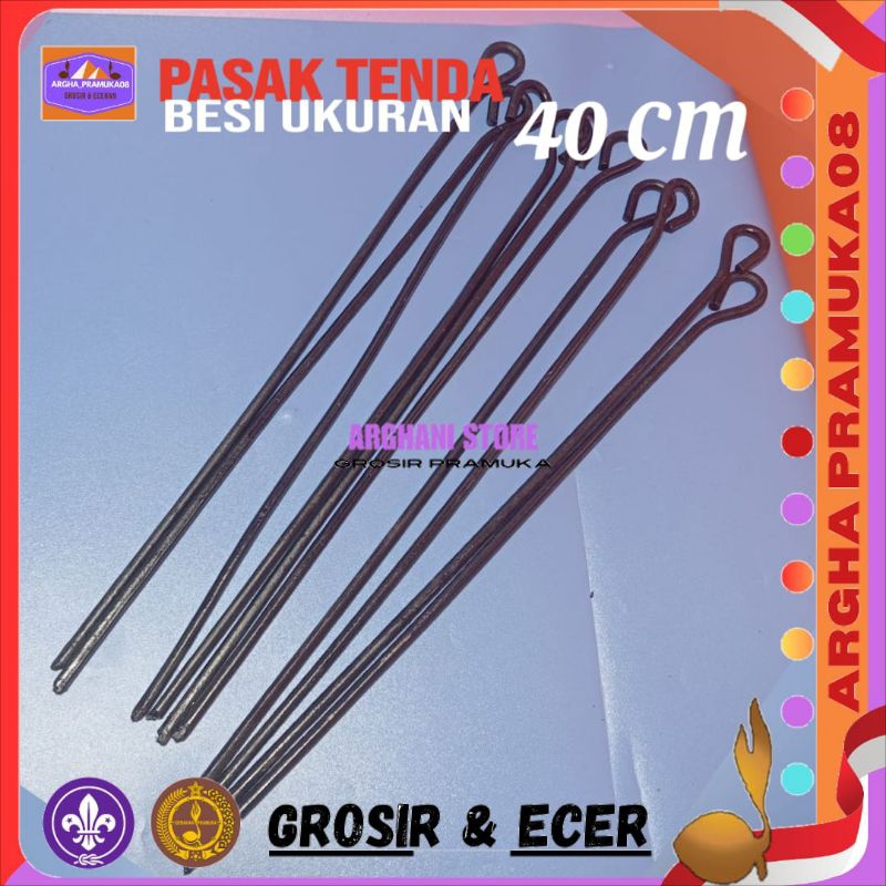 Jual Pasak Tenda / Patok Tenda Pramuka Ukuran 40 cm | Shopee Indonesia