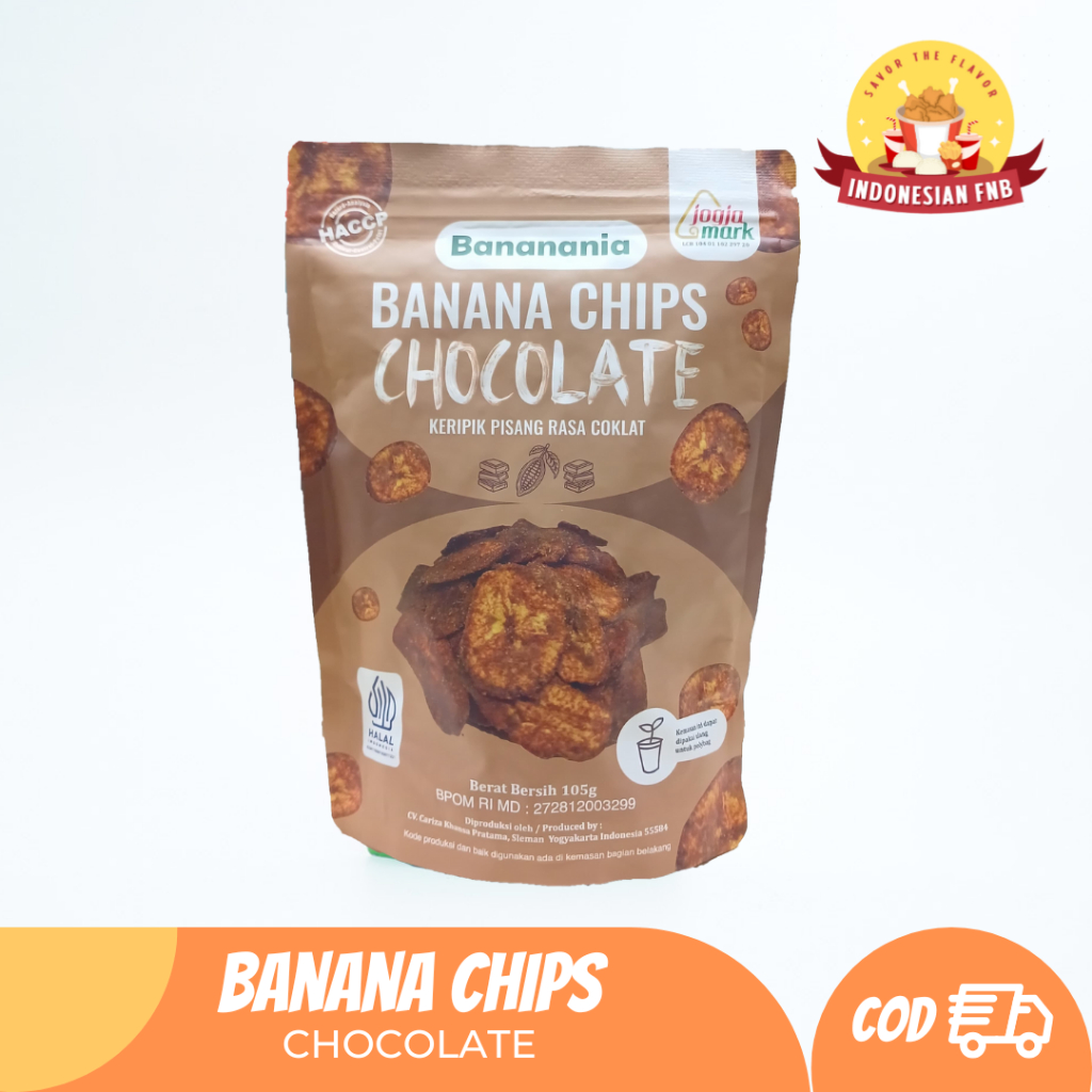 Jual Bananania Banana Chips Rasa Chocolate Lezat, Renyah, dan Manis ...