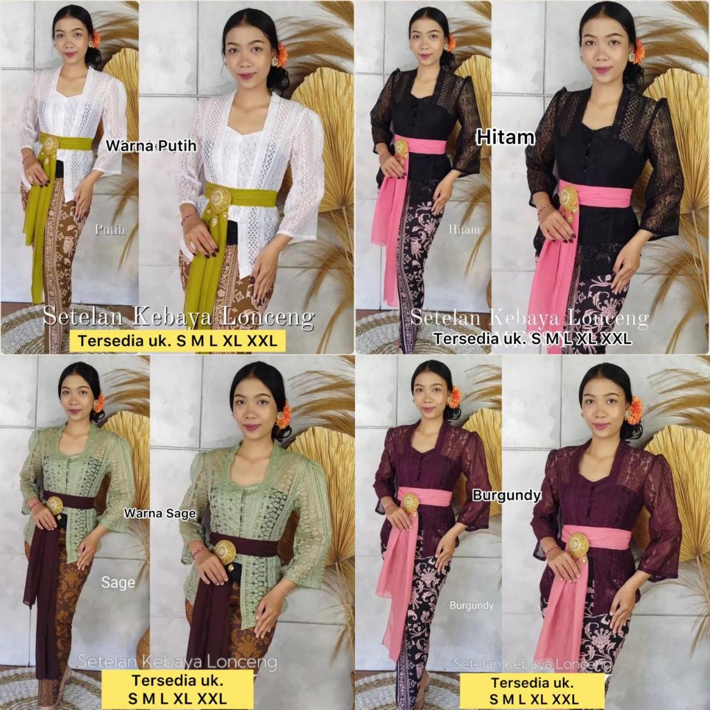 Jual Kebaya Brokat Bali Messy Lengan Lonceng Terompet Baju Kebaya ...