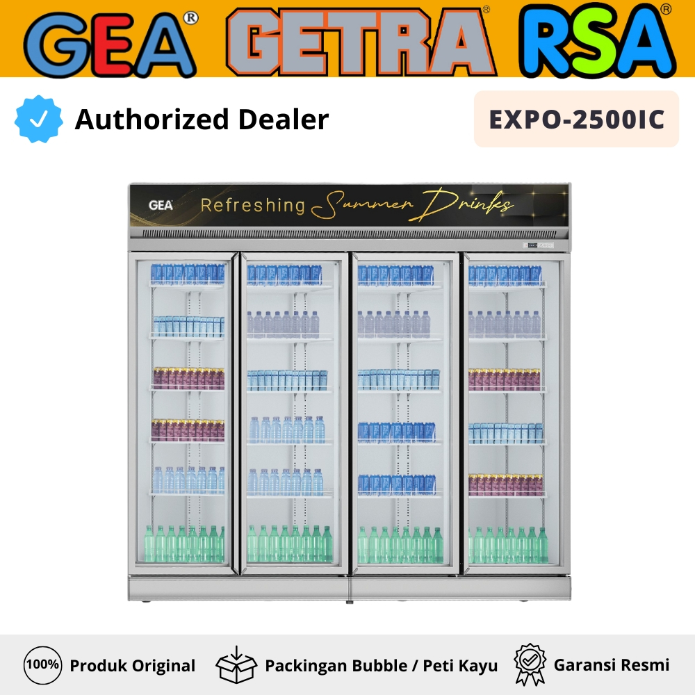 Jual Showcase Cooler GEA EXPO-2500 IC Kulkas Minuman Kaca Low-e Glass ...