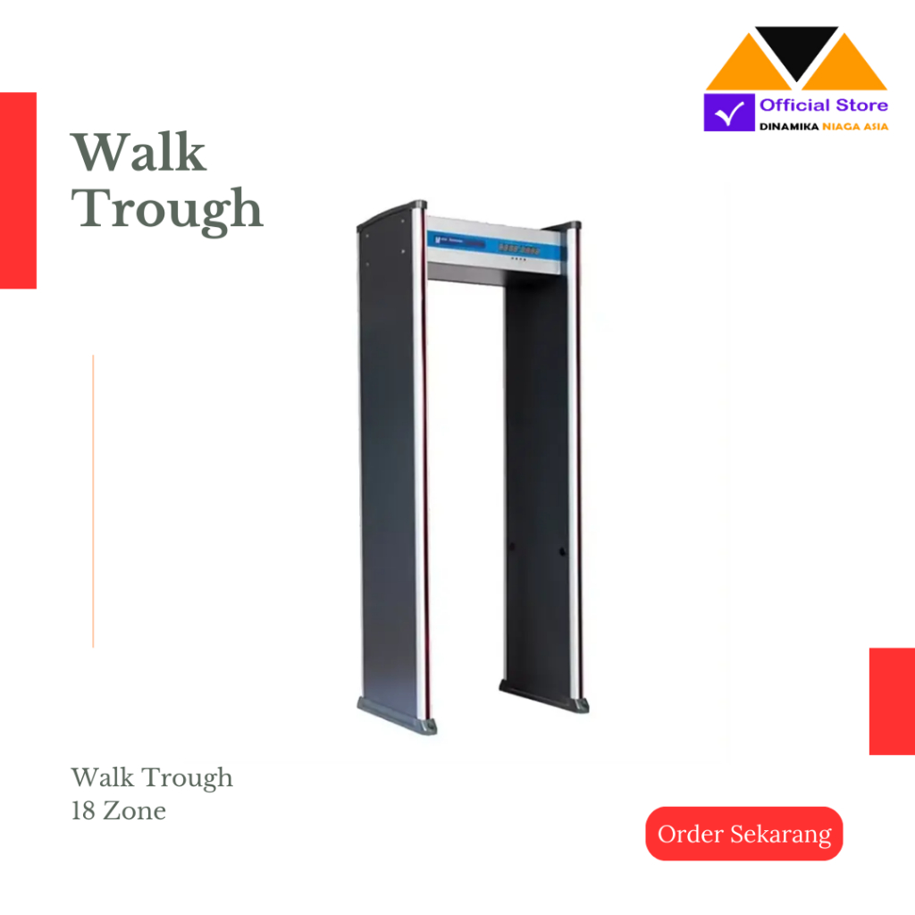 Jual Walk Through Metal Detector 18 Zones Pintu Sistem Deteksi Logam ...