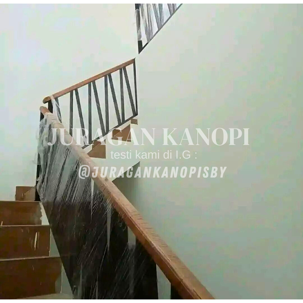 Jual Railing tangga Pegangan kayu terpasang surabaya | Shopee Indonesia