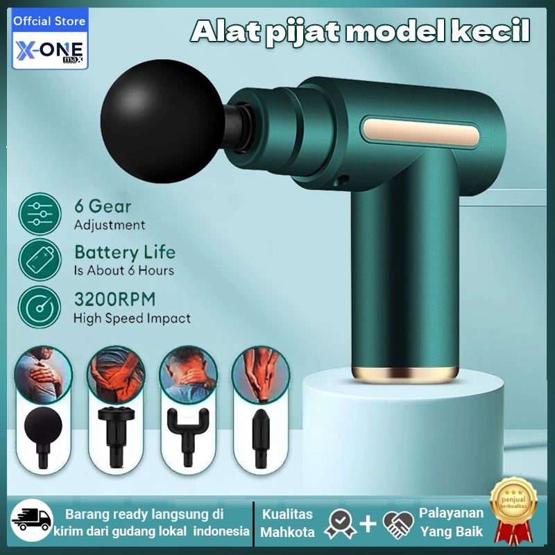 Jual X-ONE MAX Pijat Elektrik Massage Gun ALAT TERAPI OTOT/ ALAT ...