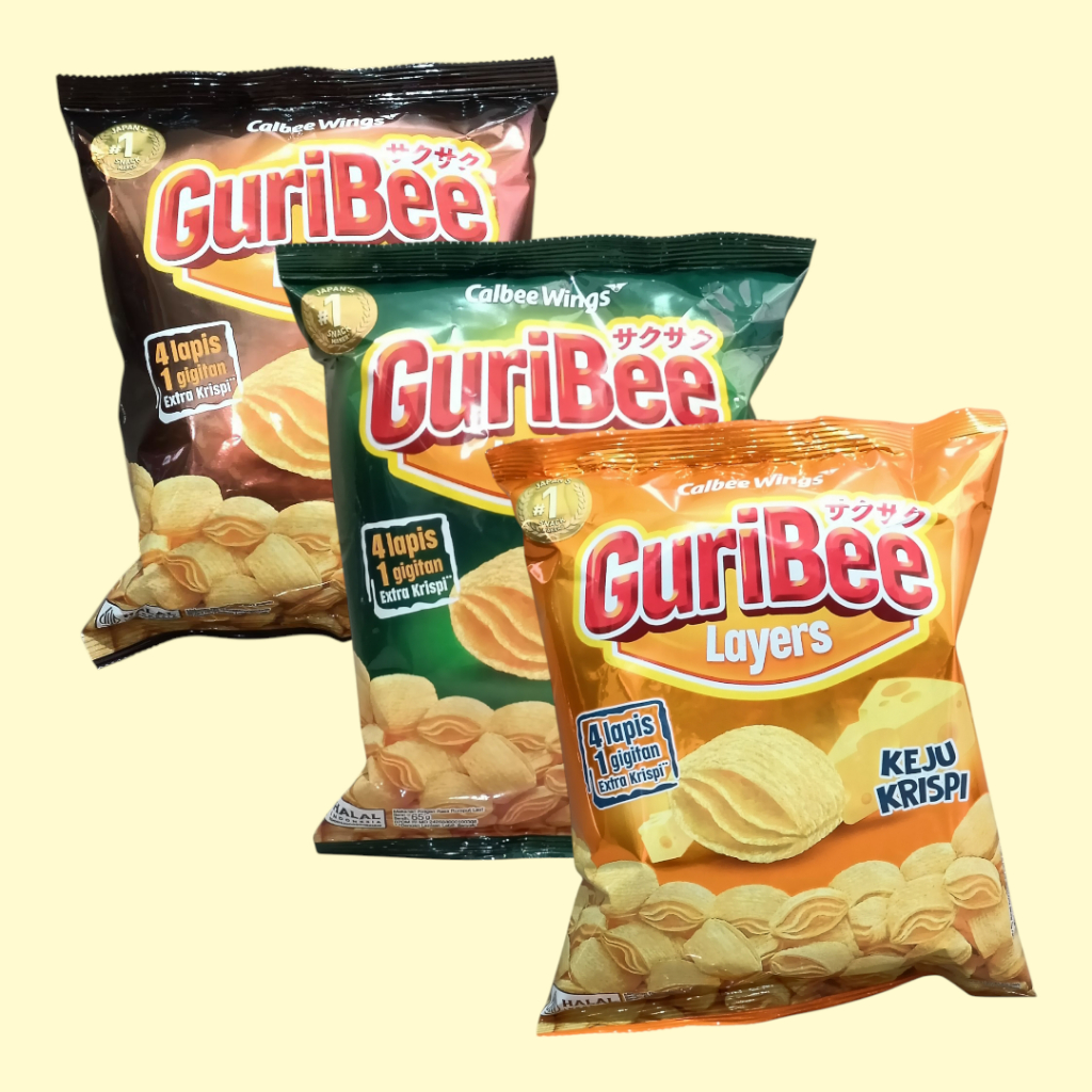 Jual GURIBEE LAYERS Keju Cripsy, Rumput Laut, & BBQ Balado Snack Jagung 4 Lapis 65gr | Shopee ...