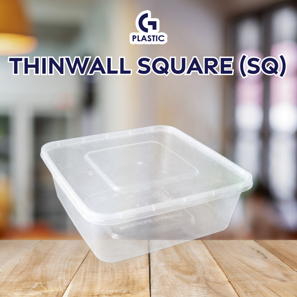 Jual Thinwall Square ISI 25 PCS / Square SQ 1000 ML 1500 ML 2000 ML ... Jual Thinwall Square ISI 25 PCS / Square SQ 1000 ML 1500 ML 2000 ML ...