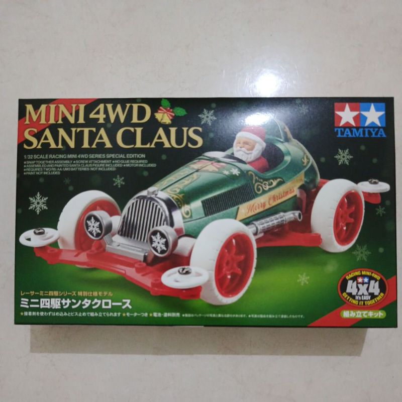 Jual Tamiya Mini 4WD Santa Claus, Chassis VS. | Shopee Indonesia