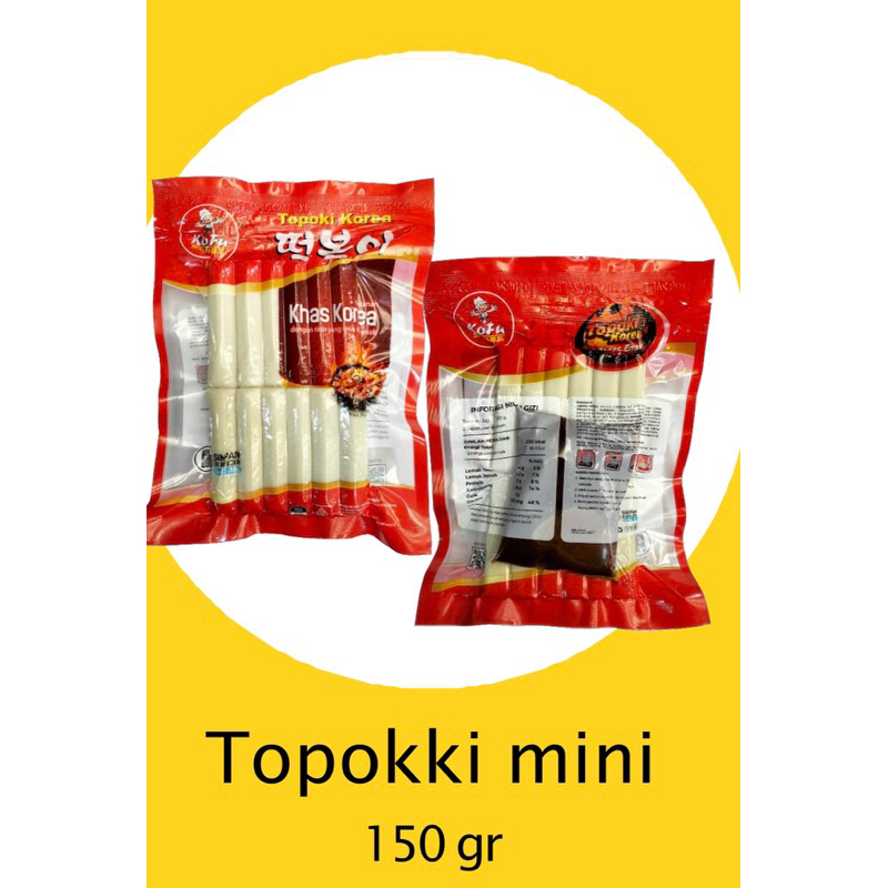 Jual Topokki Kofu mini _ korea food TTEOKBOKKI | Shopee Indonesia