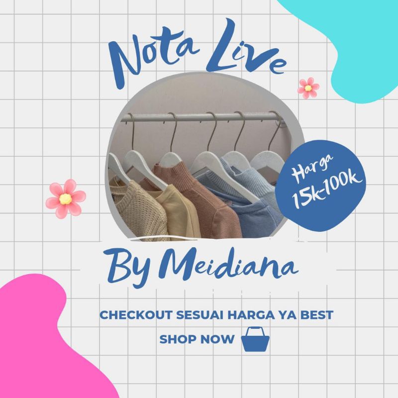 Jual Nota Live Random+Admin shoppe | Shopee Indonesia