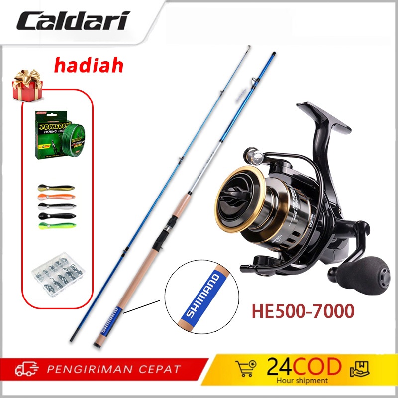 Jual Joran Pancing Set Reel Pancing12BB Spinning Fishing Reel Gearing 5 ...