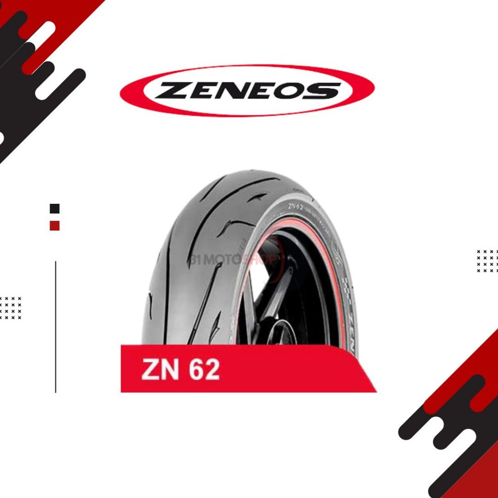 Jual Ban Motor Matic Zeneos ZN 62 90 80 100 / 80 Ring 14 Tubeless Ban ...