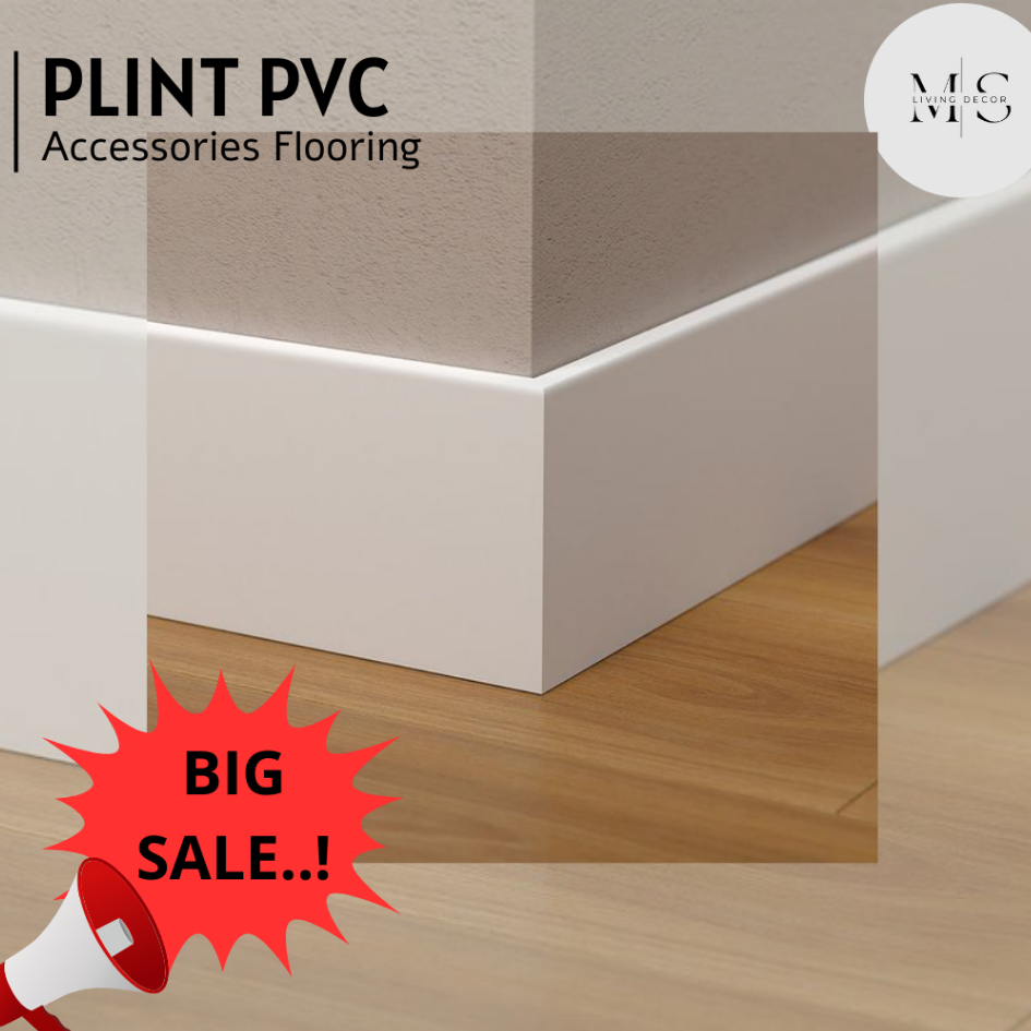 Jual LIST PLINT PVC SOLID POLOS TANPA LAPISAN WARNA | List Lantai Bahan ...