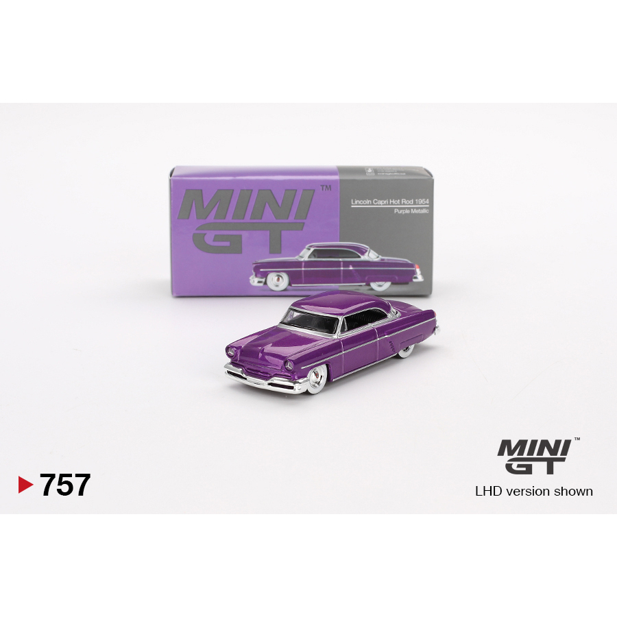 Jual MINI GT LINCOLN CAPRI HOT ROD 1954 (757) BOX PURPLE SEALED ...