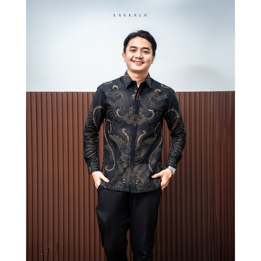 Jual Laskala Batik Premium Rion Kemeja Batik Pria Slimfit Lengan ...