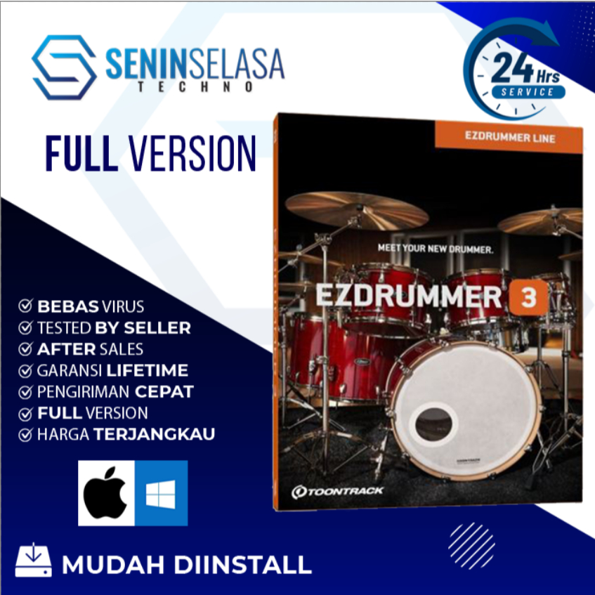 Jual VST: ToonTrack EZdrummer 3 [WIN & MAC] | Shopee Indonesia