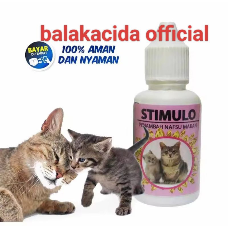 Jual Stimulo 30 ml - Penambah Nafsu Makan Kucing 30 ml aneka pets ...