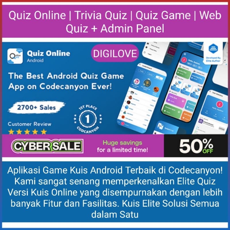 Jual Quiz Online | Trivia Quiz | Quiz Game | Web Quiz + Admin Panel | Shopee Indonesia