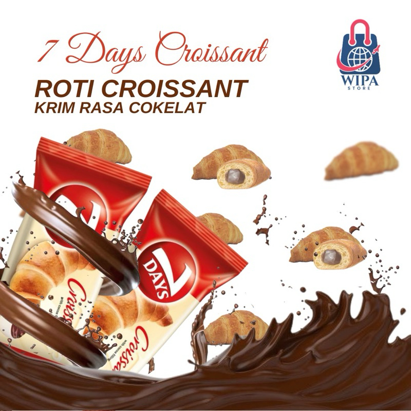Jual Roti 7 days croissant Asli Arab 5 pcs + gratis 1 pcs | Shopee ...
