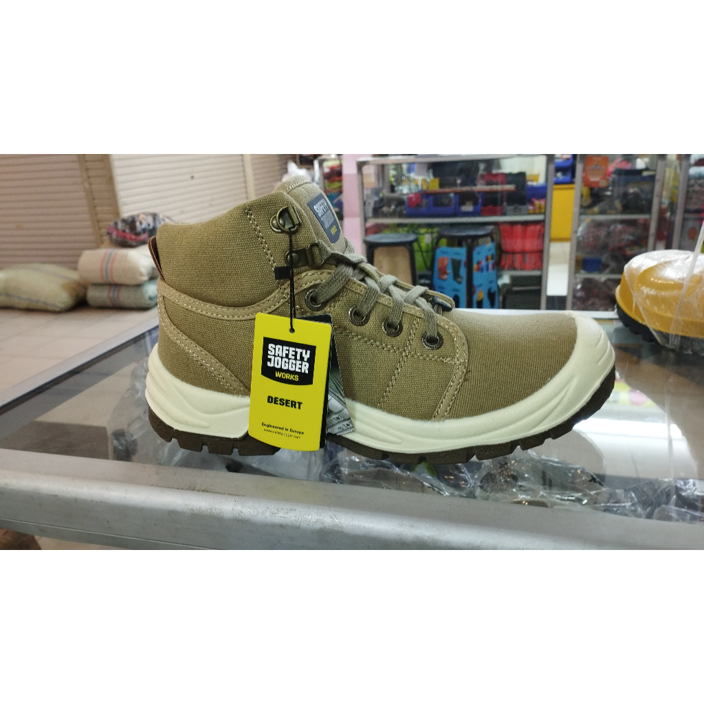 Jual Sepatu safety JOGGER DESERT BEIGE Original / Sepatu safety Jogger ...
