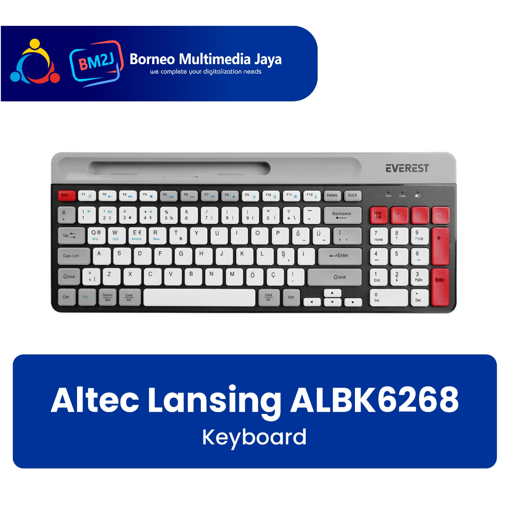 Jual Altec Lansing Keyboard Dual Mode Wireless/Bluetooth ALBK6268 ...