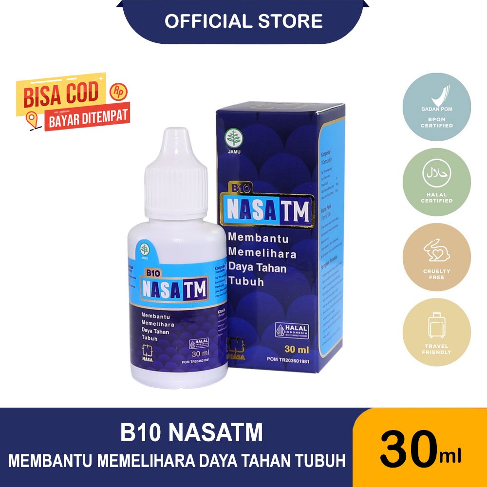 Jual NSTM NASA B10 NASATM TRACE MINERAL Membantu Memelihara Daya Tahan ...