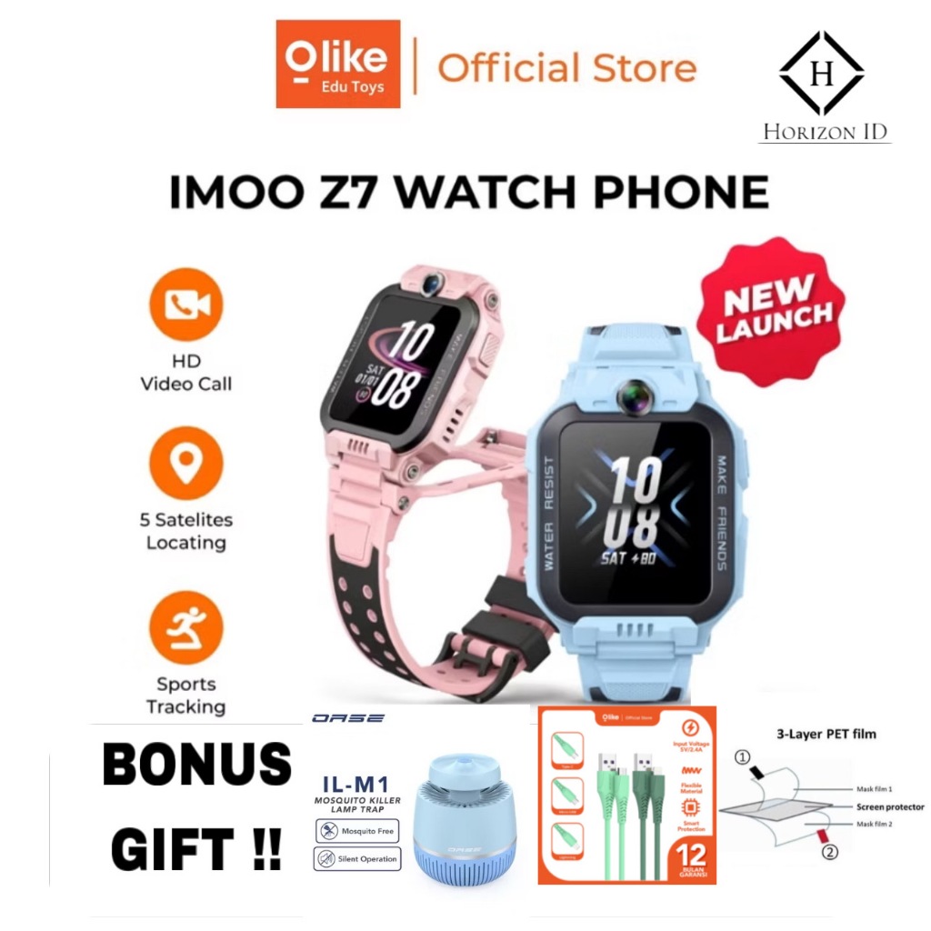 Jual IMOO Z6 / Z7 SMARTWACTH PHONE original 100% Front & Real Dual ...