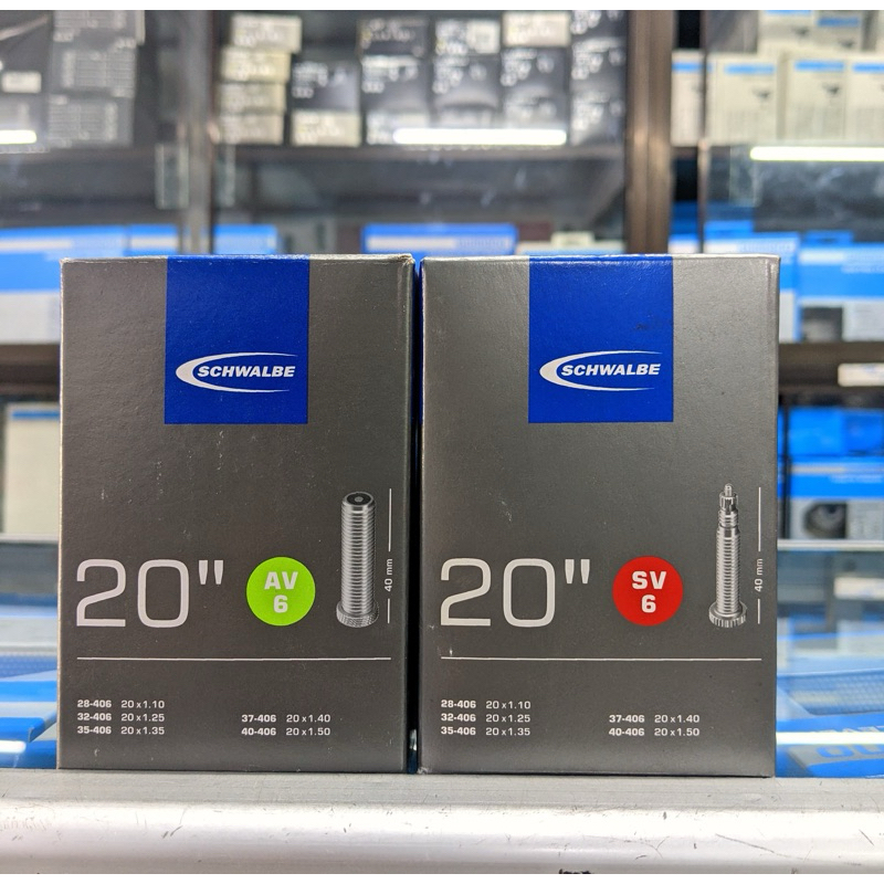 Jual Ban Dalam SCHWALBE 20 x 1.10 - 1.50 COP MOTOR/ AV / COP PRESTA / FV 40mm Sepeda Lipat ...