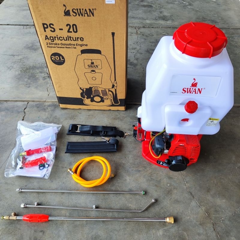 Jual SWAN PS-20 2T 2 Tak 20 Liter Mesin Knapsack Power Sprayer Semprot Obat Hama | Shopee Indonesia