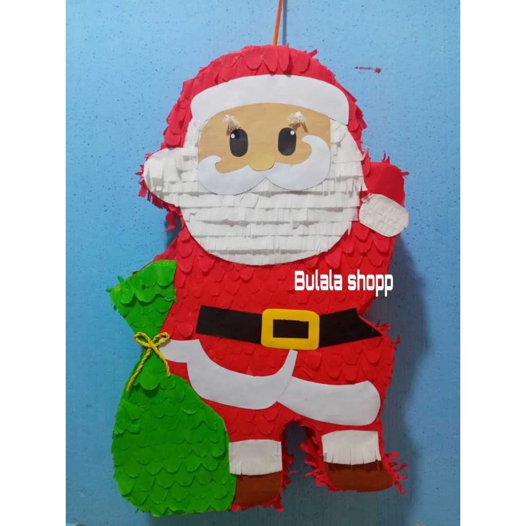 Jual Pinata Pukul/Pinata Tarik Karakter Tema Natal Motif Santa Claus ...