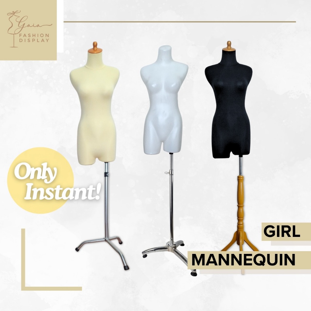 Jual KHUSUS INSTAN Manekin Dress Making Cewe Ada Paha/Manekin Setengah ...