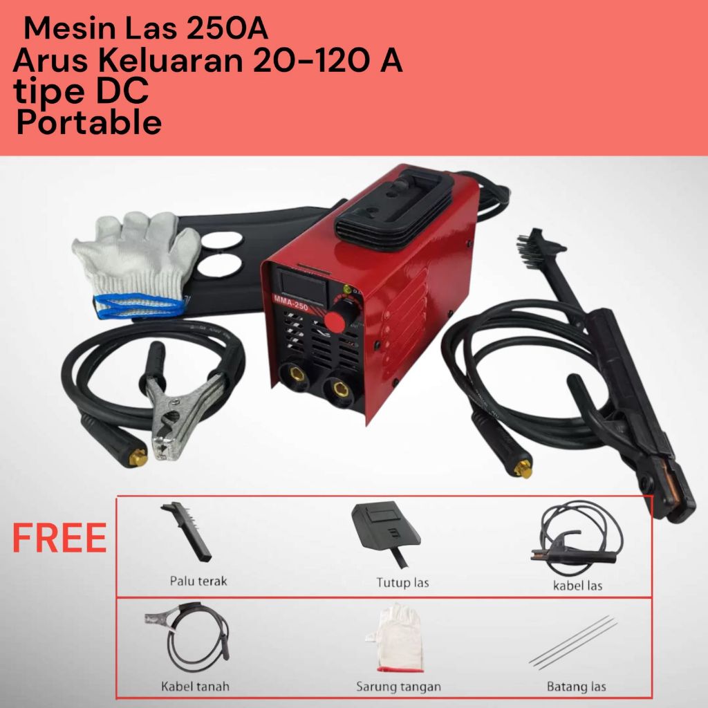 Jual Mesin Las 120A 450 Watt IGBT / Mesin Las Mini 120 A 450 watt ...