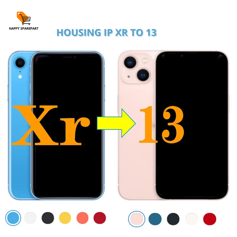 Jual HOUSING CUSTOM IP XR TO 13 / XR TO 13PRO / XR TO 15PRO BACK CASING ...