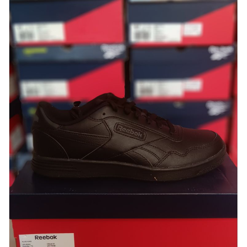 Jual Sepatu Reebok Court Advance Full Black Original Resmi Map | Shopee ...