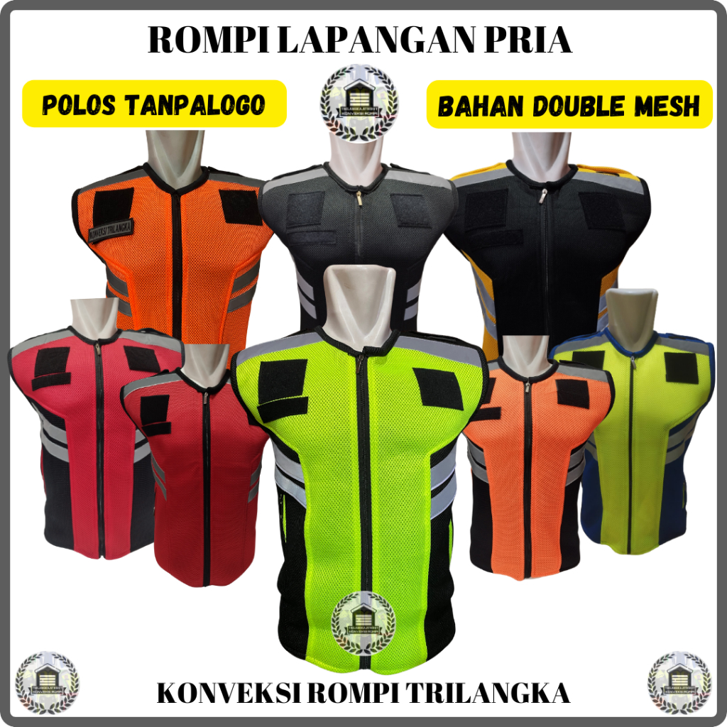 Jual Rompi Lapangan Polosan - Rompi Security - Rompi Bandara - Rompi ...