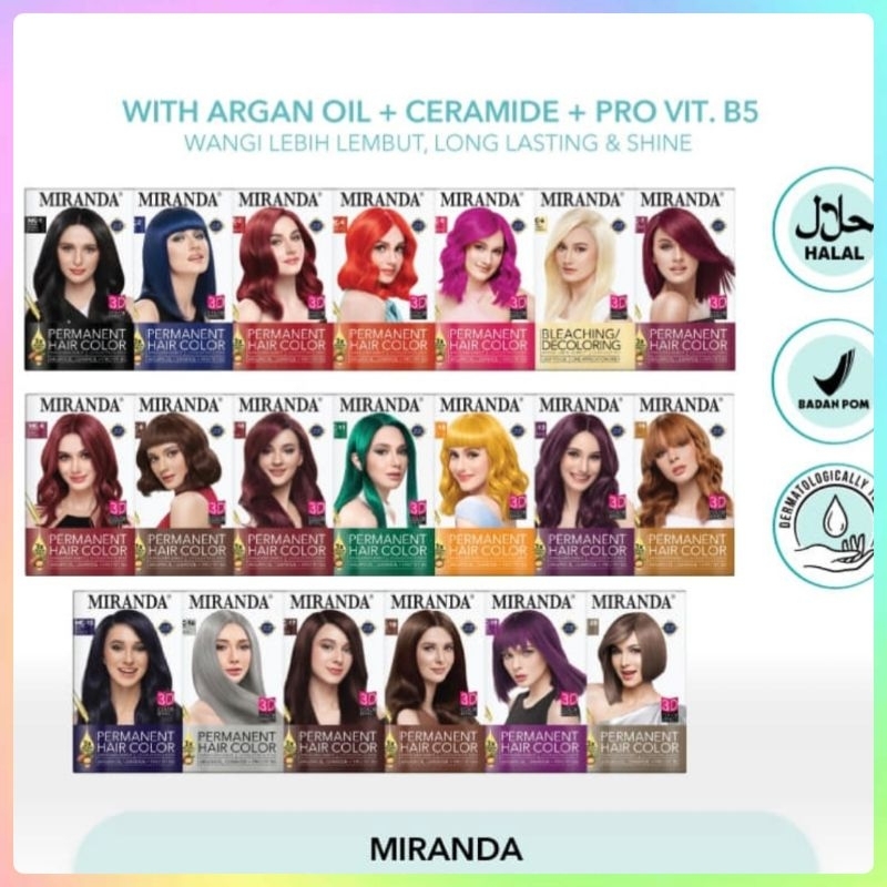 Jual Miranda Hair Color Semir Rambut Miranda | Shopee Indonesia