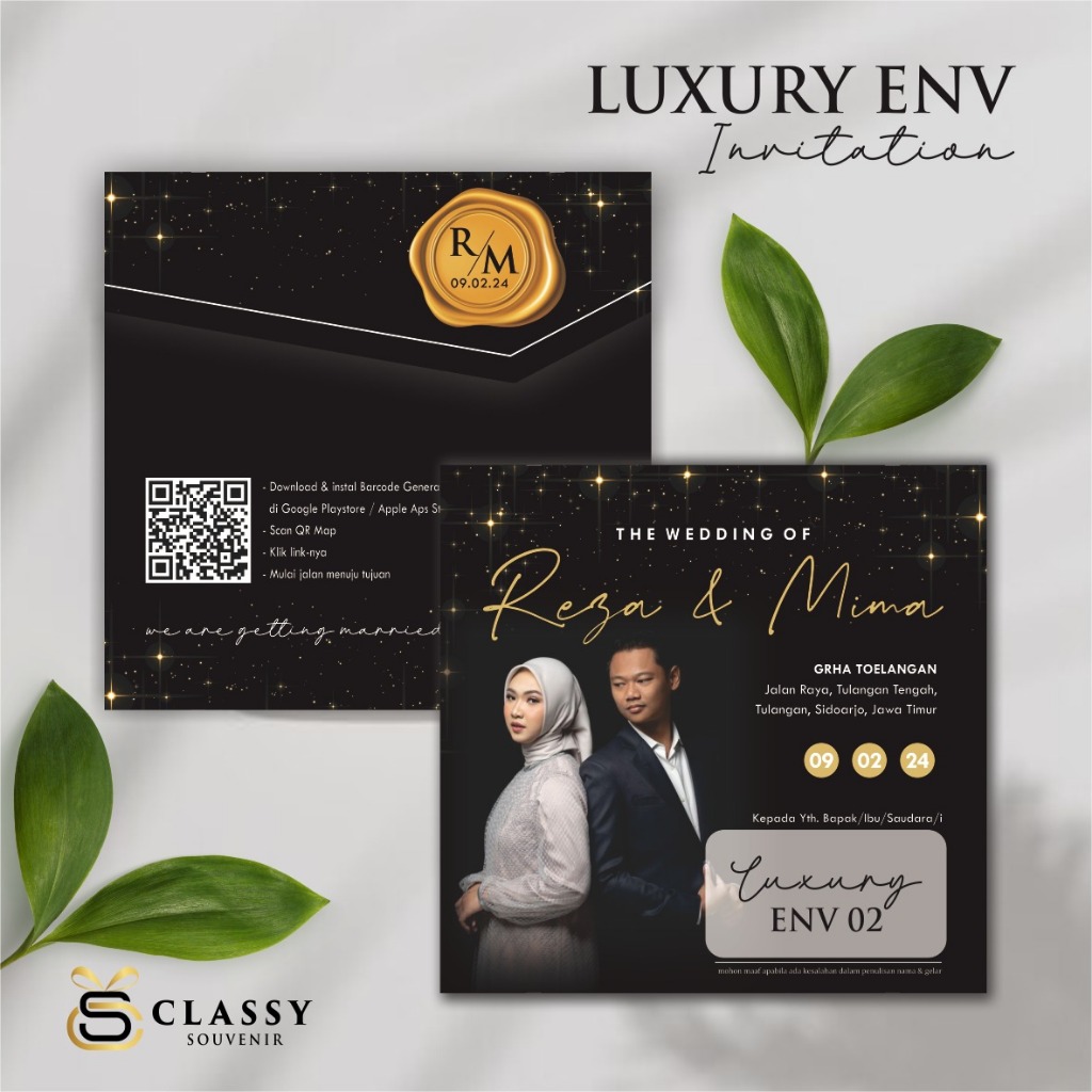 Jual UNDANGAN PERNIKAHAN GLOSSY FULL COLOUR ELEGANT - UNDANGAN NIKAH ...