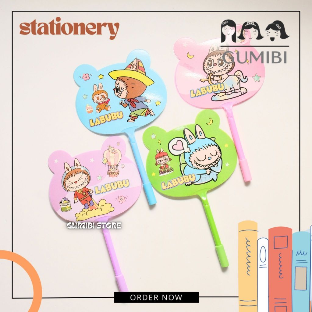 Jual PULPEN KIPAS LABUBU PEN KIPAS LABUBU PULPEN KIPAS TANGAN KARAKTER ...