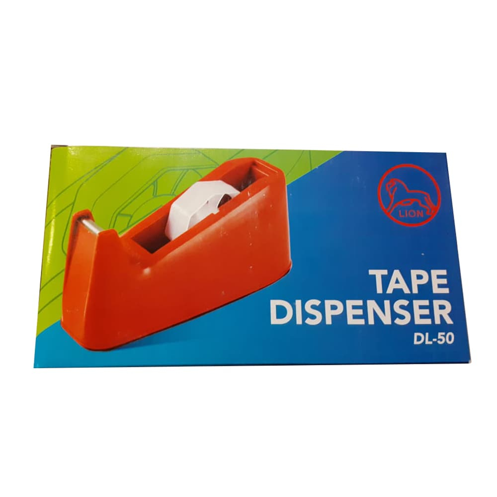 Jual Tape Dispenser Isolasi Lion DL 50 / Tempat Solasi Besar / pemotong ...