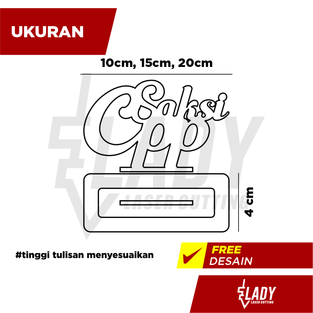 Jual Leeopard Table Sign Papan Nama Meja Akad Papan Nama Wedding Cpp Cpw Kua Saksi Cpp Saksi Cpw ...
