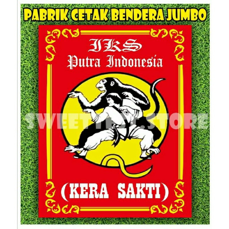Jual BENDERA KERA SAKTI FULL PRINTING, BENDERA IKS, BENDERA PASKER ...