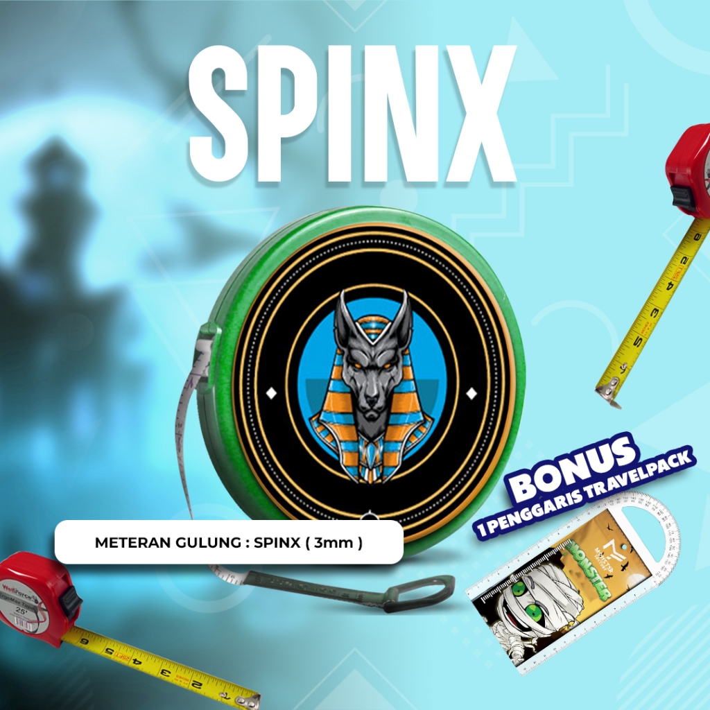Jual Meteran Gulung SPINX Ukuran Diameter 3mm | Shopee Indonesia
